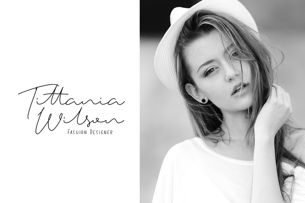 Tiffany Script, a Script Font by Ardyanatypes