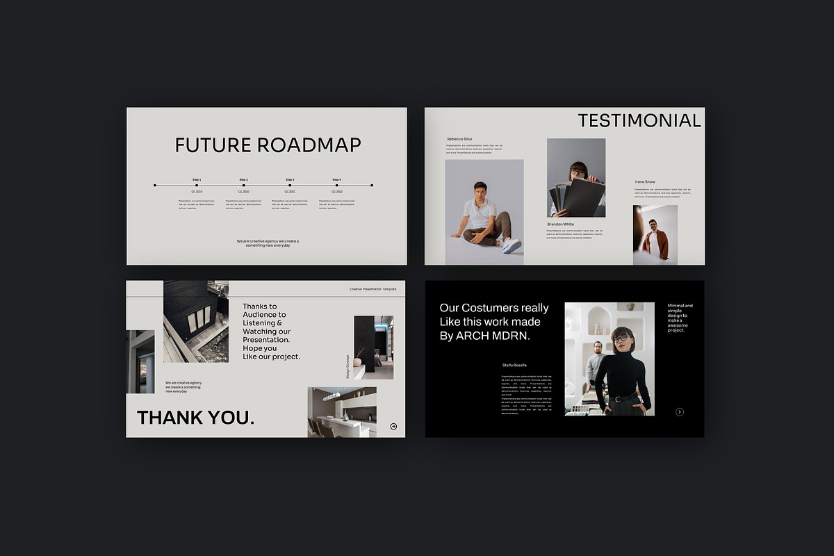 Arch Modern Architecture Powerpoint, a Presentation Template by ...