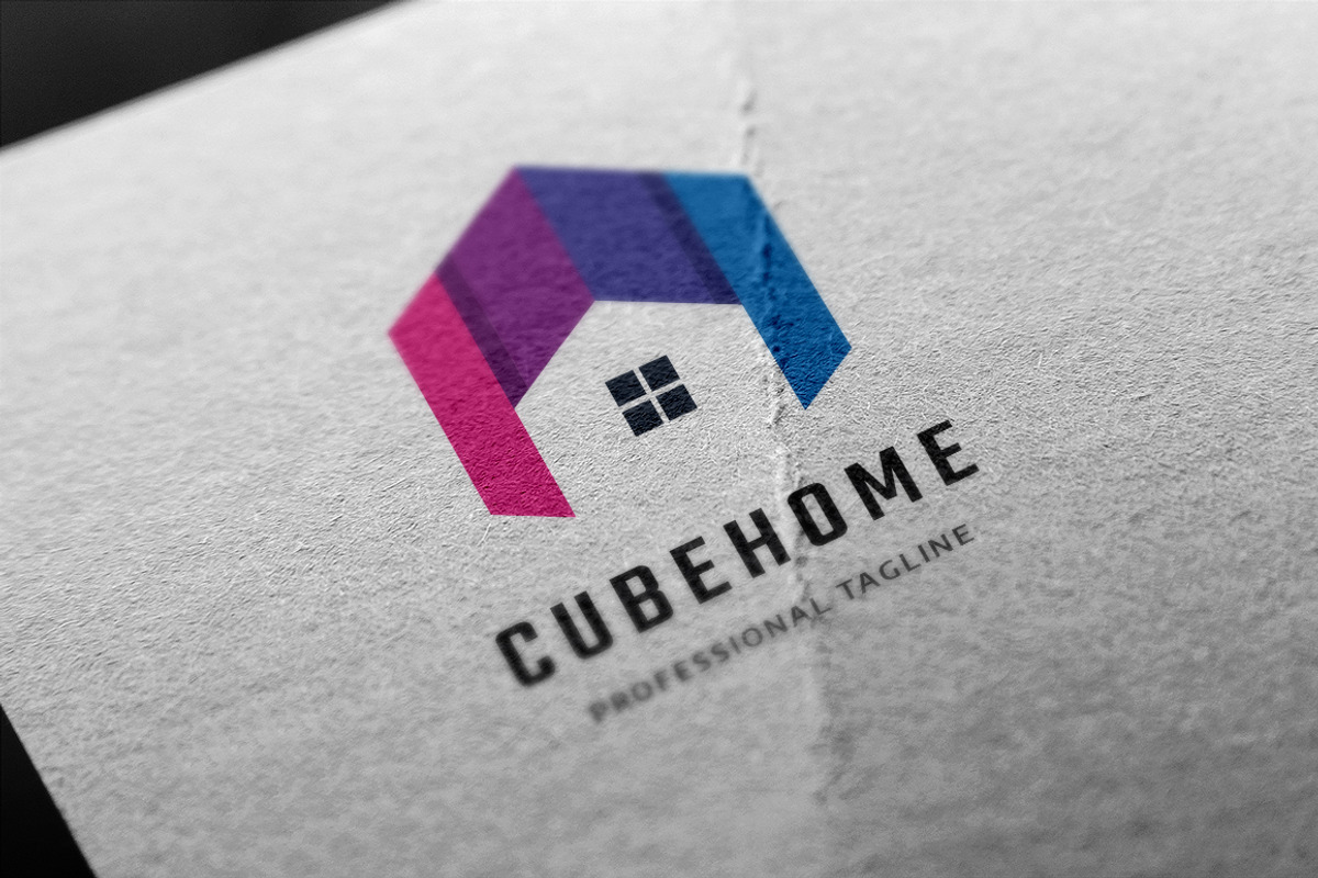 Cube Home Logo, a Branding & Logo Template by Design_Planet
