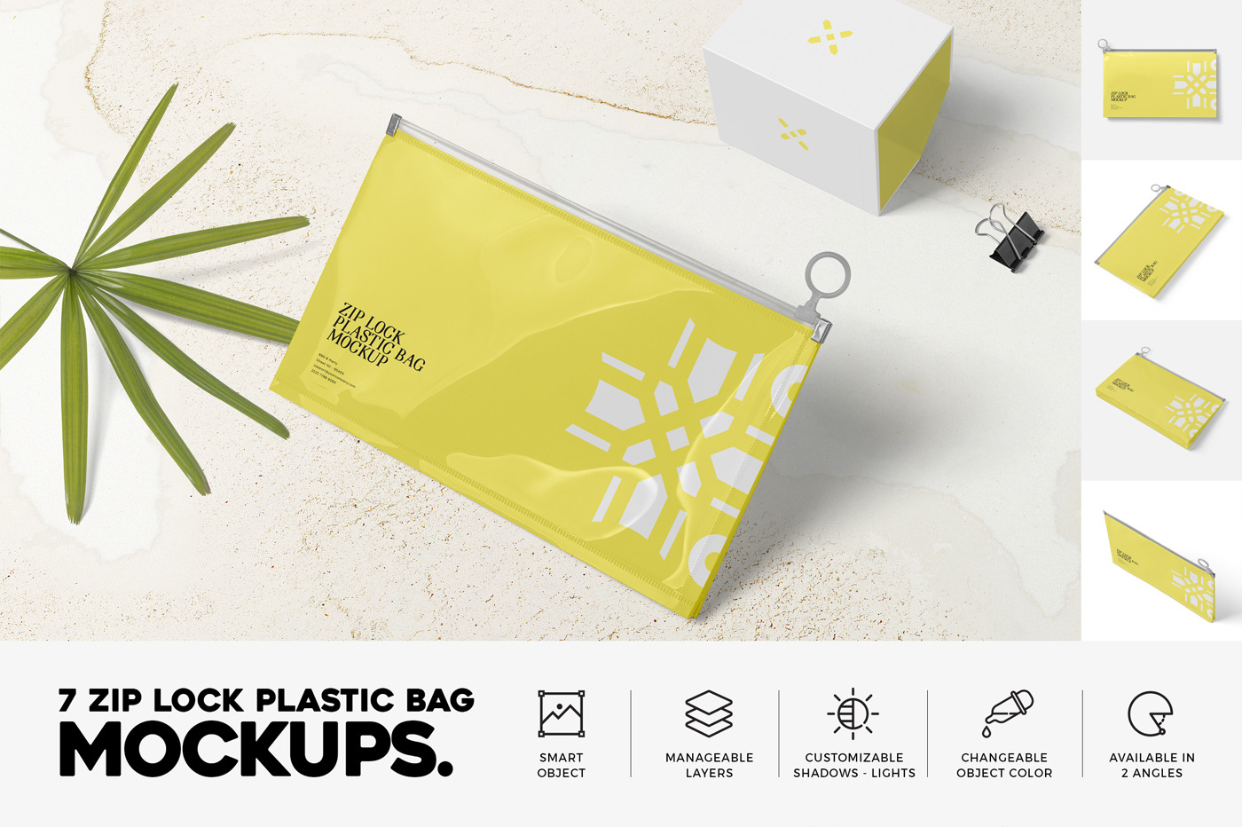 Zip Lock Plastic Bag Mockups | Packaging Mockups ~ Creative Market