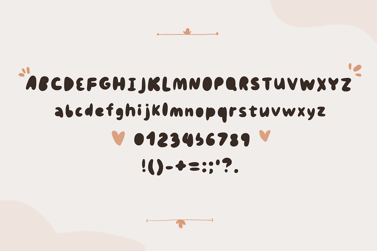 Capybara Font - Bubble Font