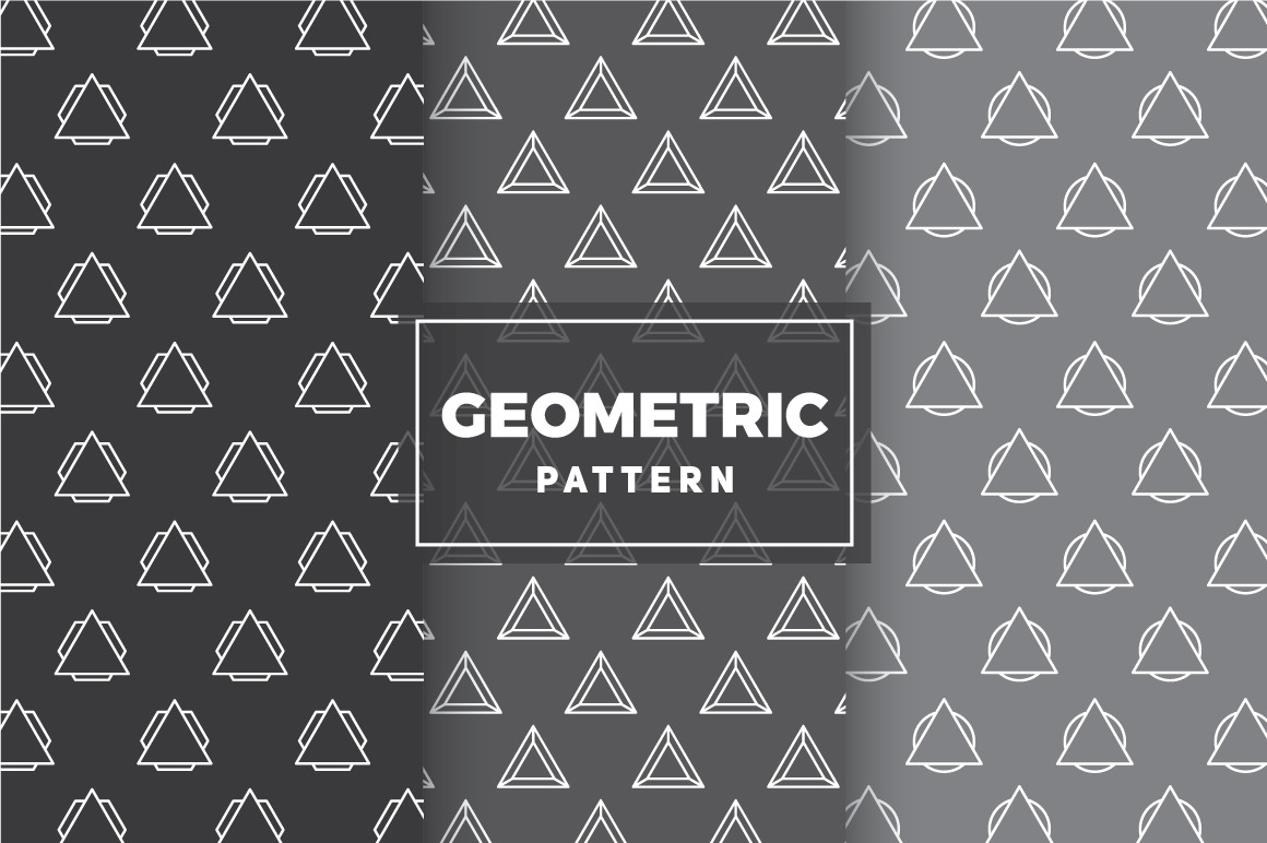 Geometric Vector Patterns #18, a Pattern Graphic by relineo.vectors