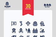 Vietnam 90 Icons | Icons ~ Creative Market