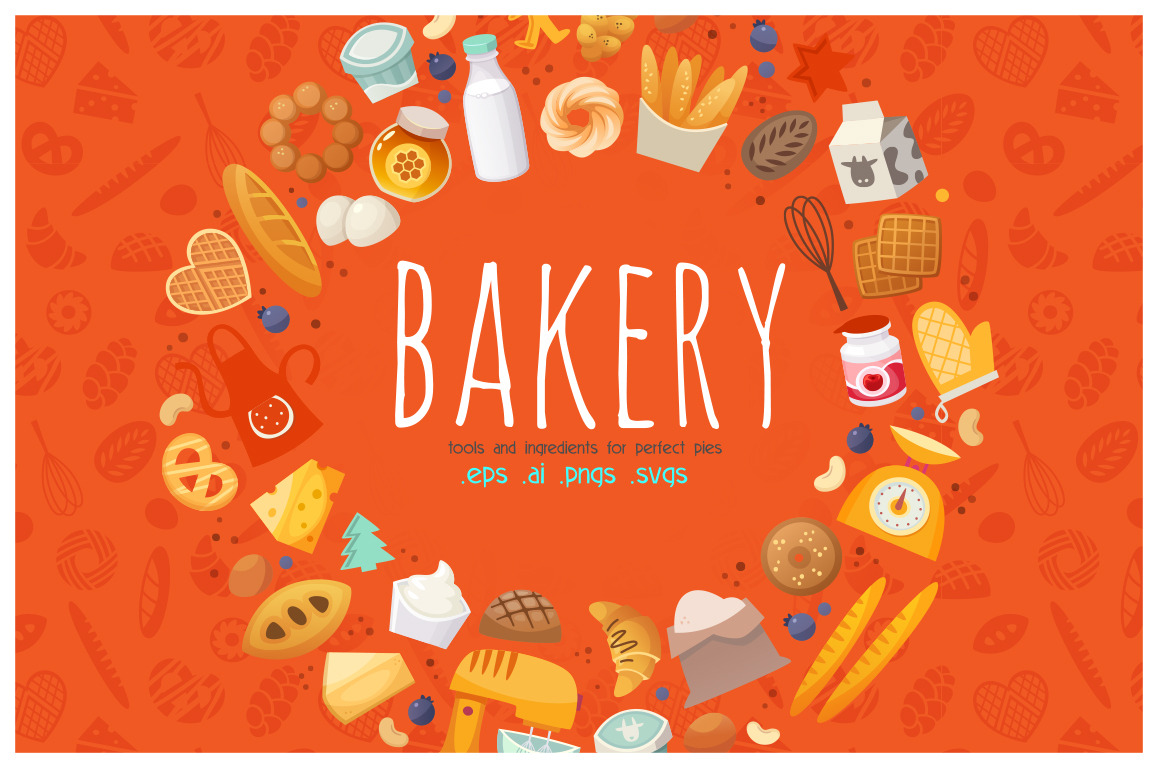 Baking Elements, an Object Graphic by Moonery's