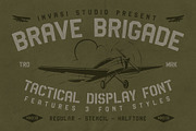 Brave Brigade - Tactical Display Font