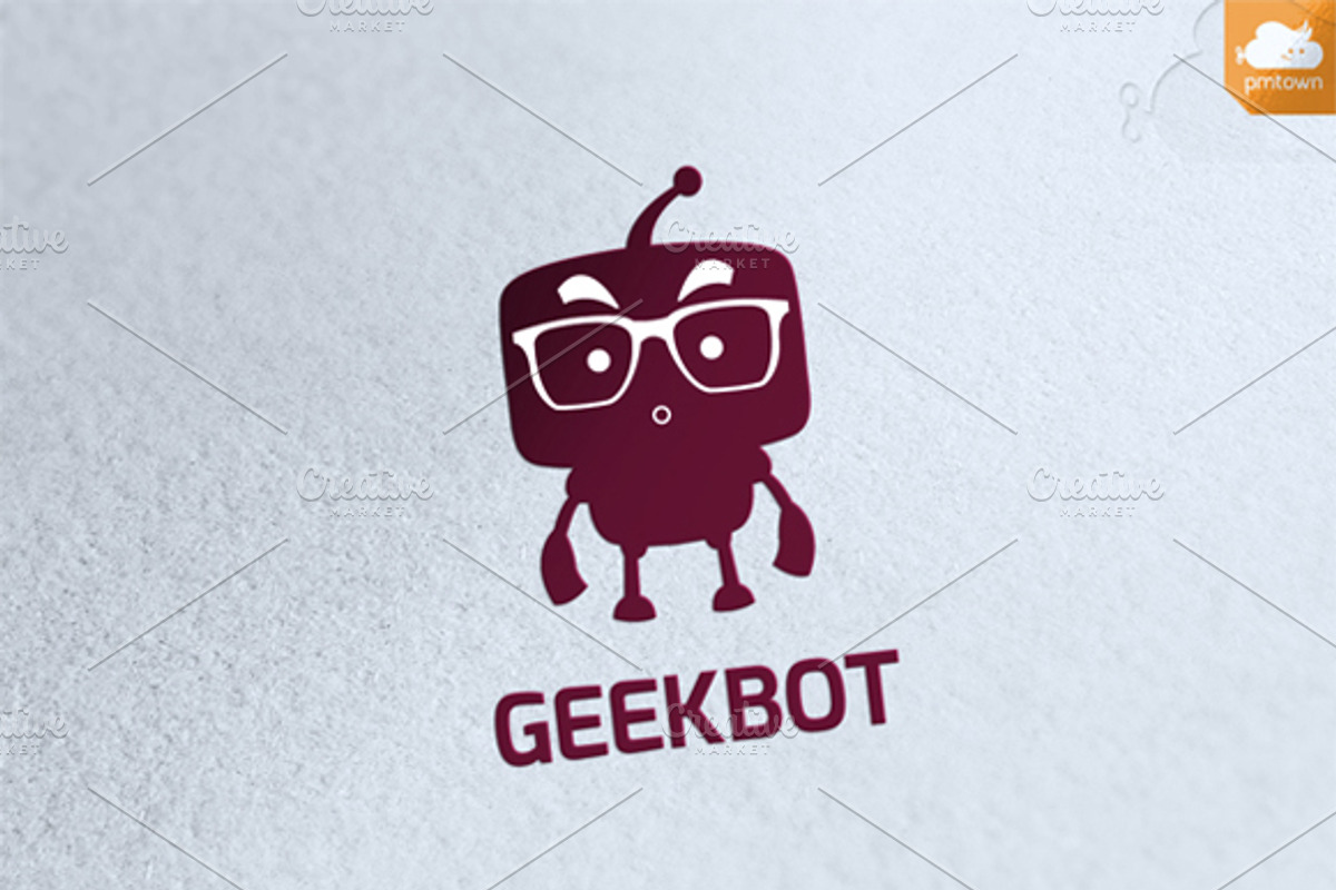 Geek Bot, a Branding & Logo Template by blends.studio