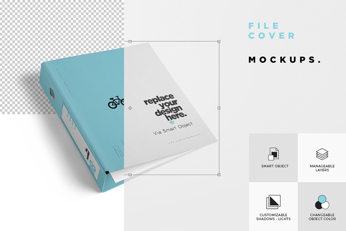 Box file Mockups, a Packaging Mockup by GfxFoundry