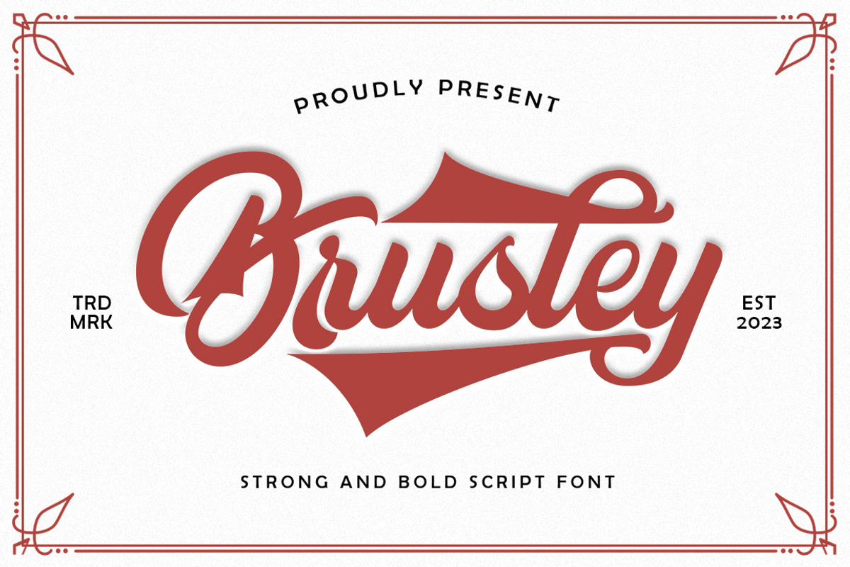 Brusley Script | Creative Market