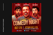 Comedy Flyer Template Roasting Night, a Flyer Template by Bornx Design