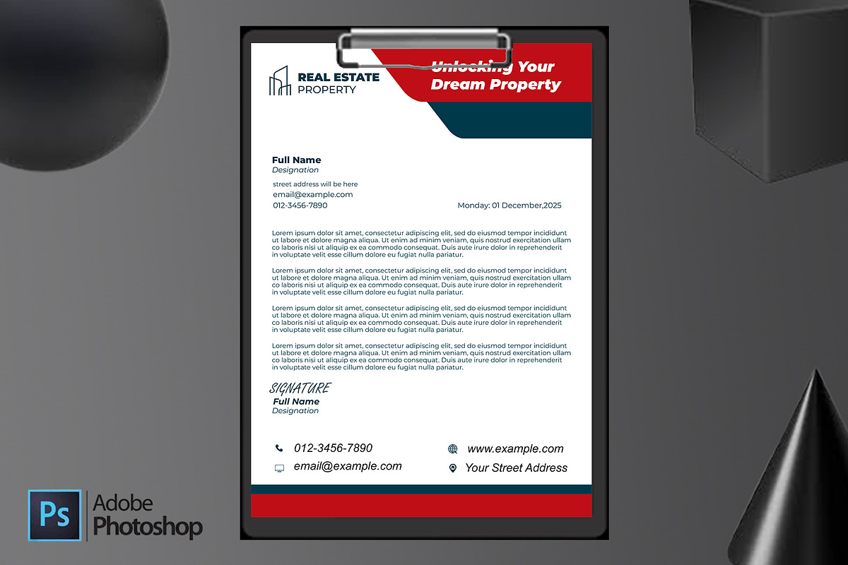 Simple Letterhead Template