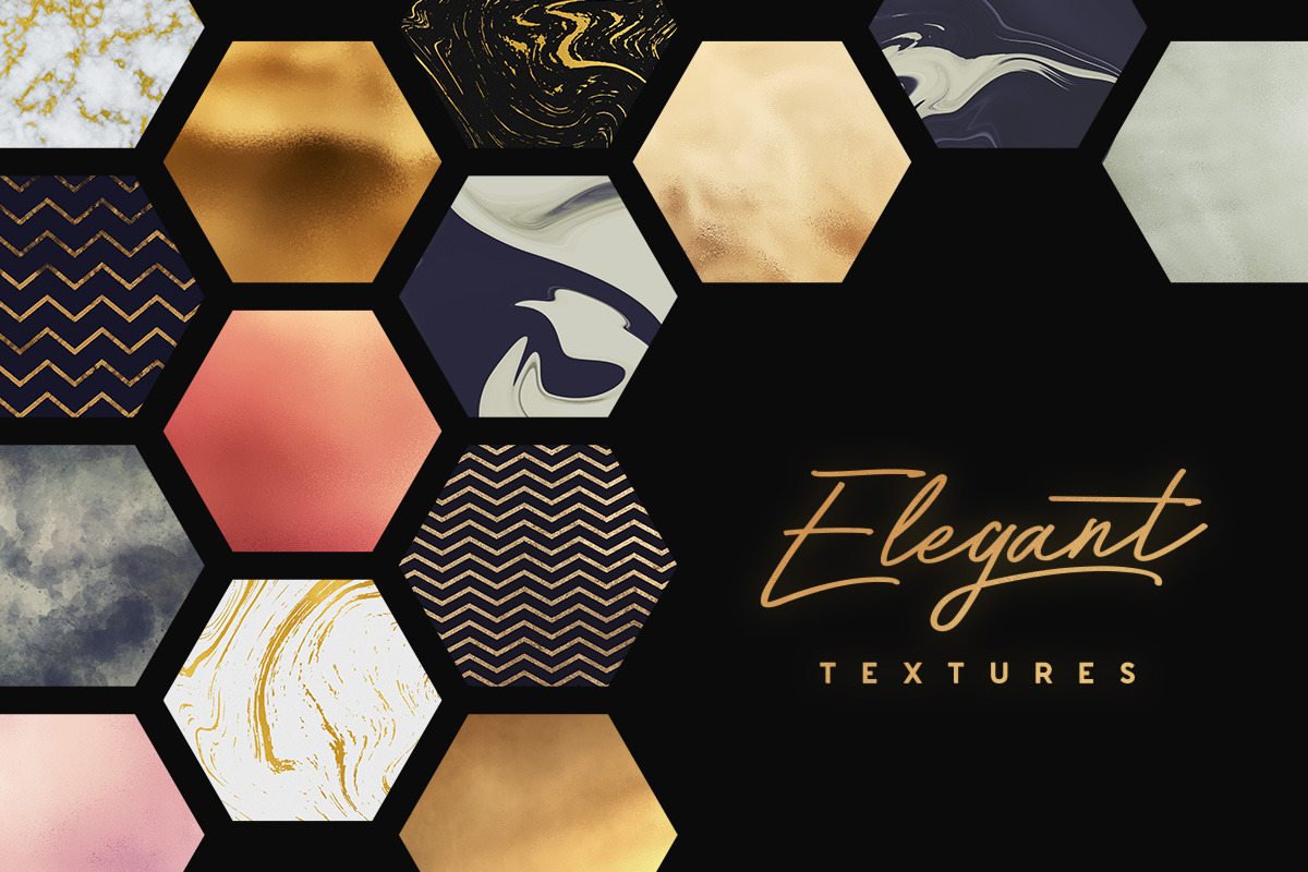 Elegant Textures Bundle, a Texture Graphic by Tugcu Design Co.