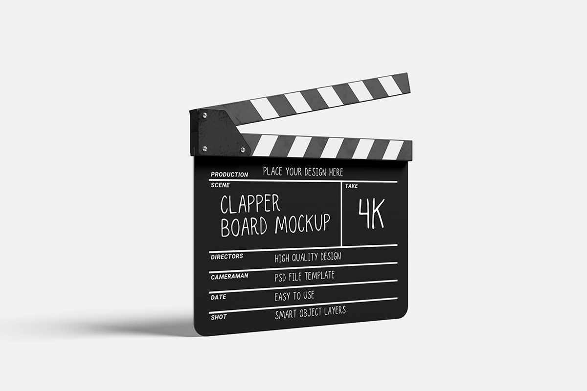 Clapper Board Mockup, a Product Mockup by bimockup