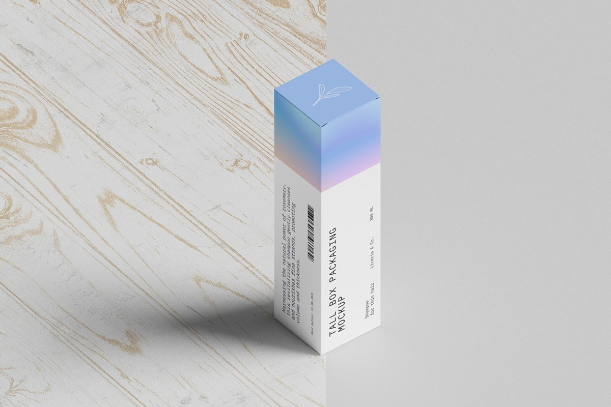 Tall Box Packaging Mockup, a Packaging Mockup by Momogi