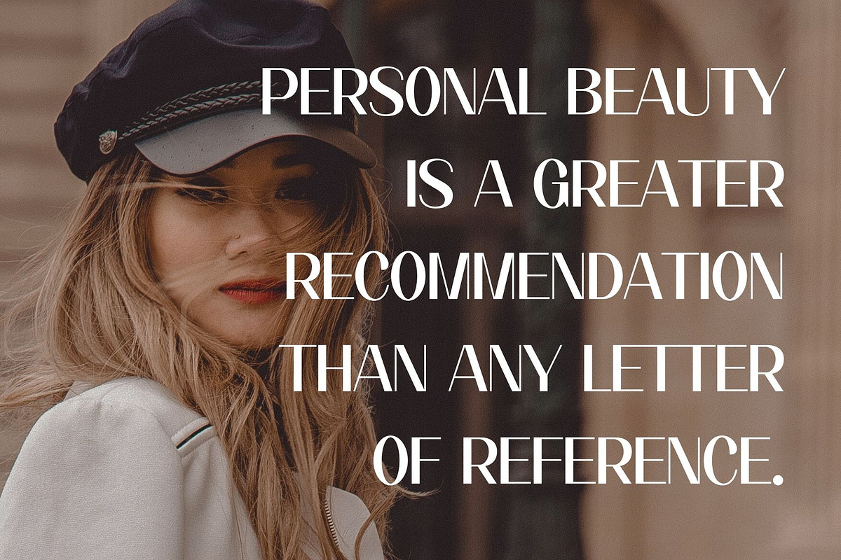 Makeup Elegant Serif Font | Creative Market