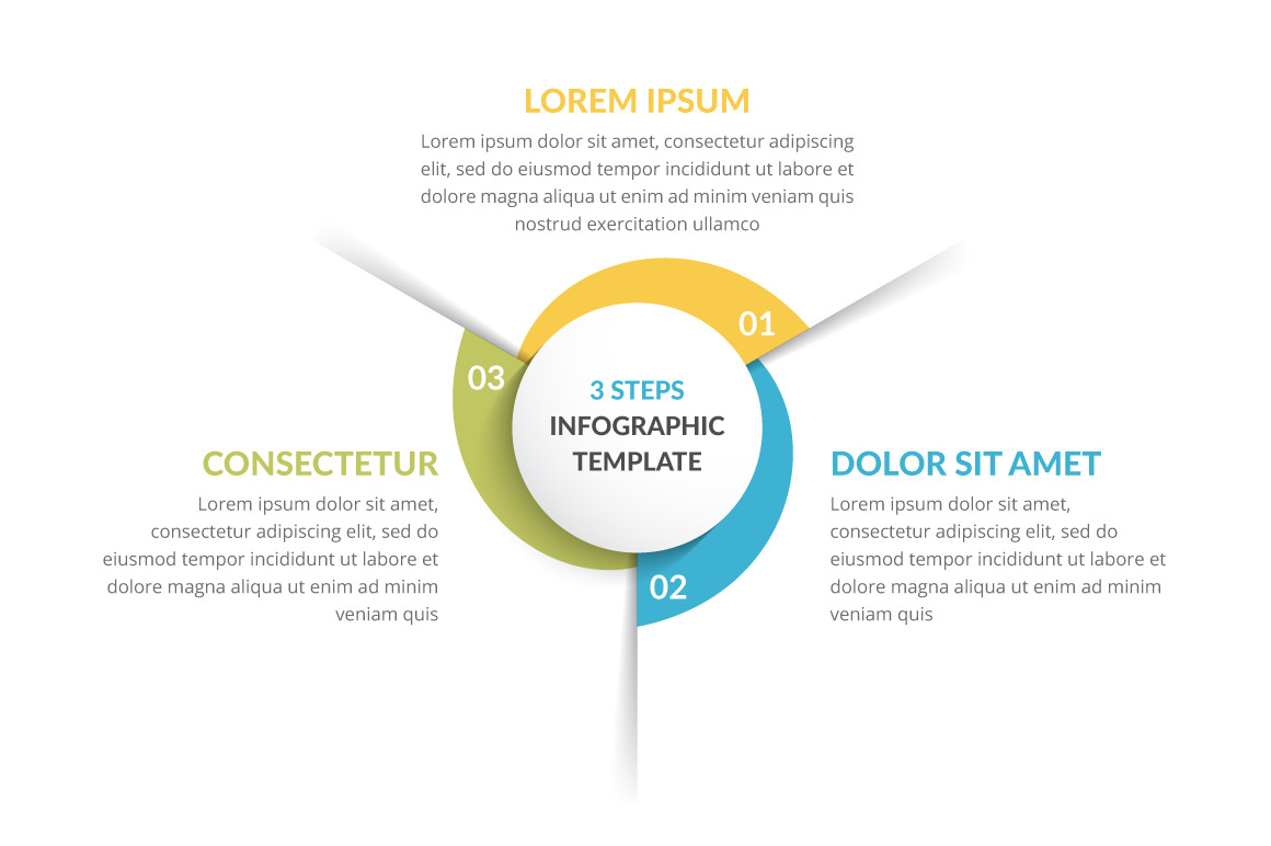 Circle Diagram with 3 Elements, a Graphic by PixMarket