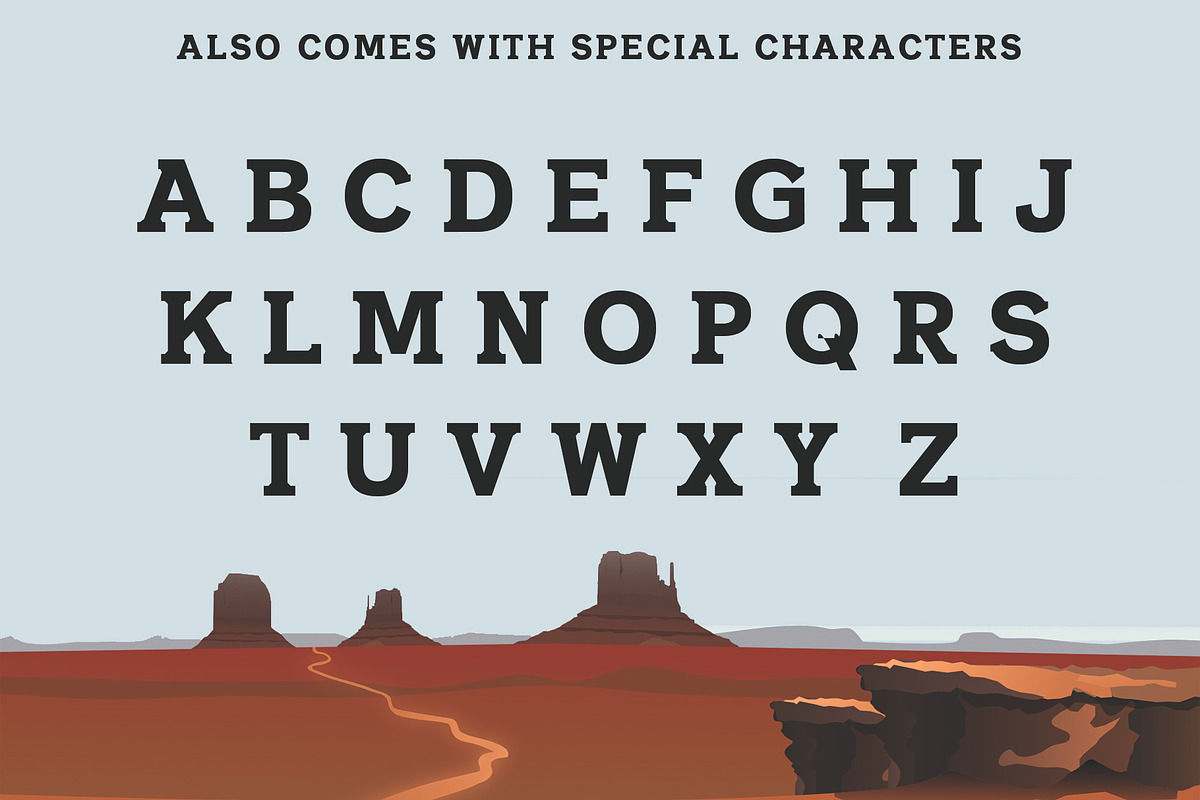 SHERIFF: A Font of the Wild West, a Serif Font by Dene Studios