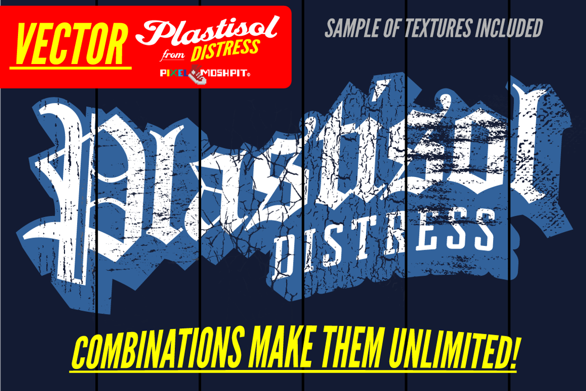 Plastisol Vector Textures (Brush on), a Texture Graphic by PixelMoshpit