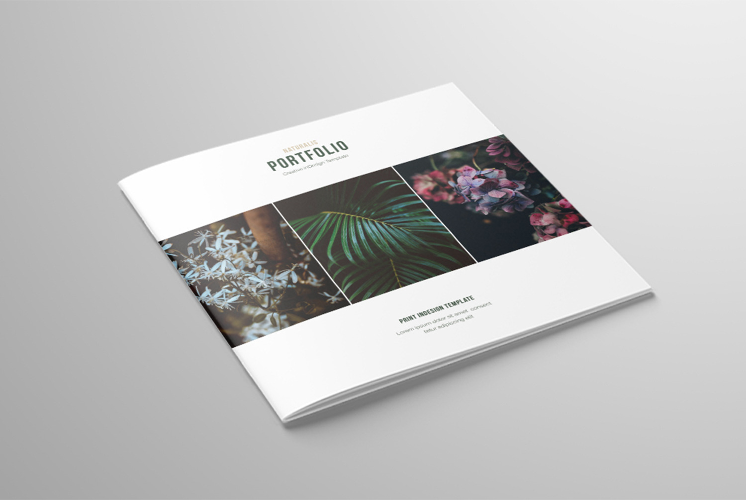 Square Natural portfolio, a Magazine Template by MA-KING_ART