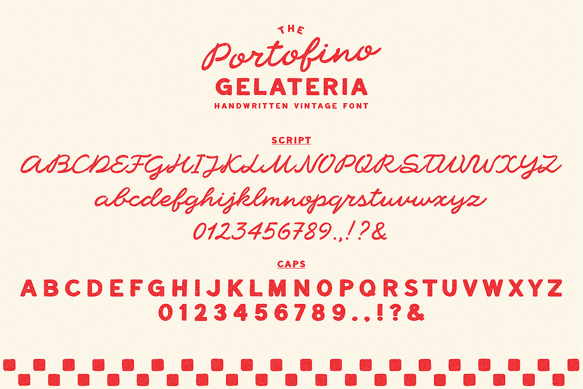 Handwritten Italian Vintage Font Duo