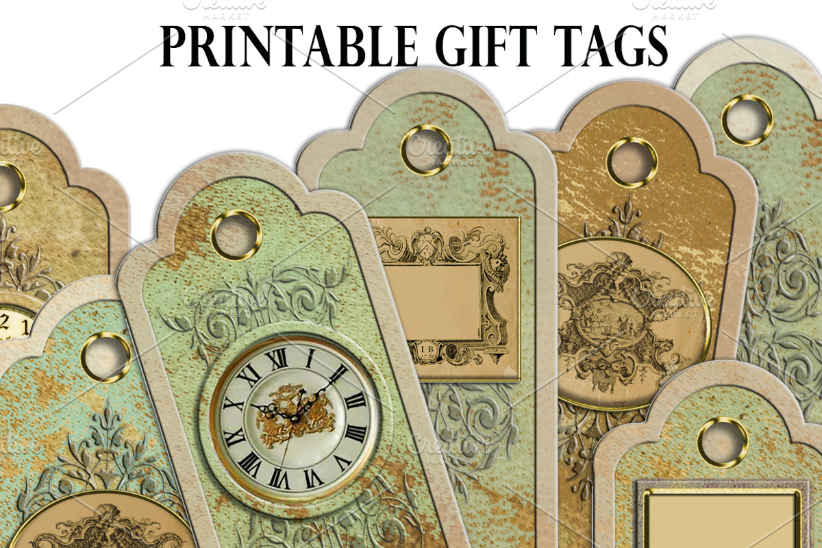 Christmas printable gift tags cards, a Card Template by Area