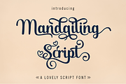 Mandailing Script, a Script Font by Deniz86