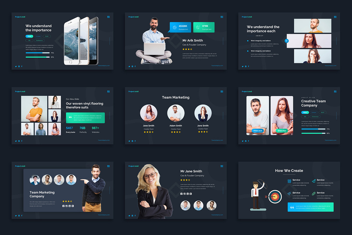 Misthy Premium Powerpoint Template, a Presentation Template by One ...