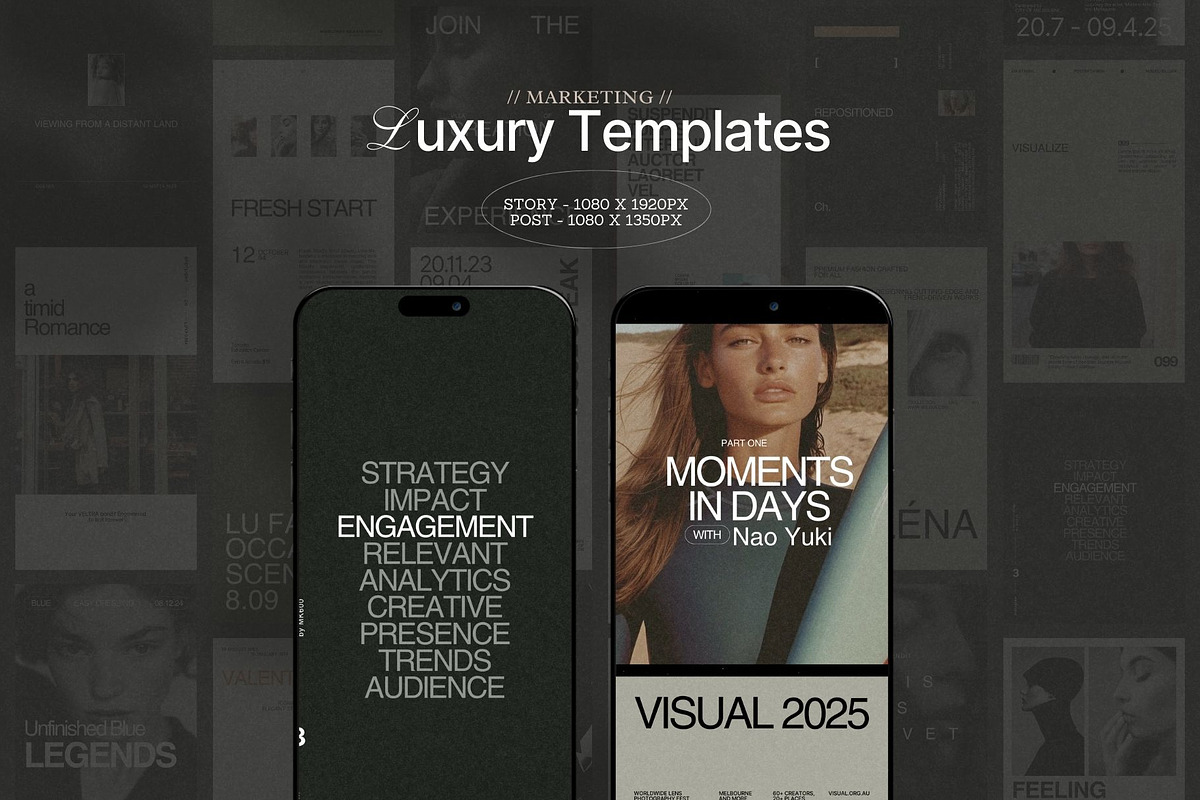 Marketing Post & Story Bundle Canva