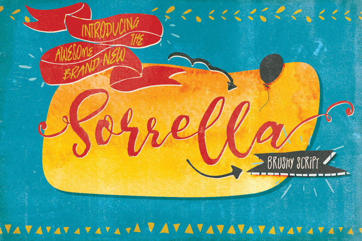 Sorrella Script Font, a Font by Creativeqube Design
