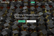 University Responsive One Page Theme, a Landing Page Template by ...