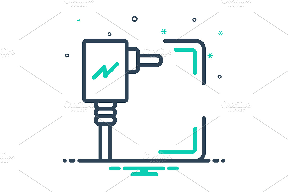 Adapter connector mix icon, an Icon by Creative priyanka | Creative Market