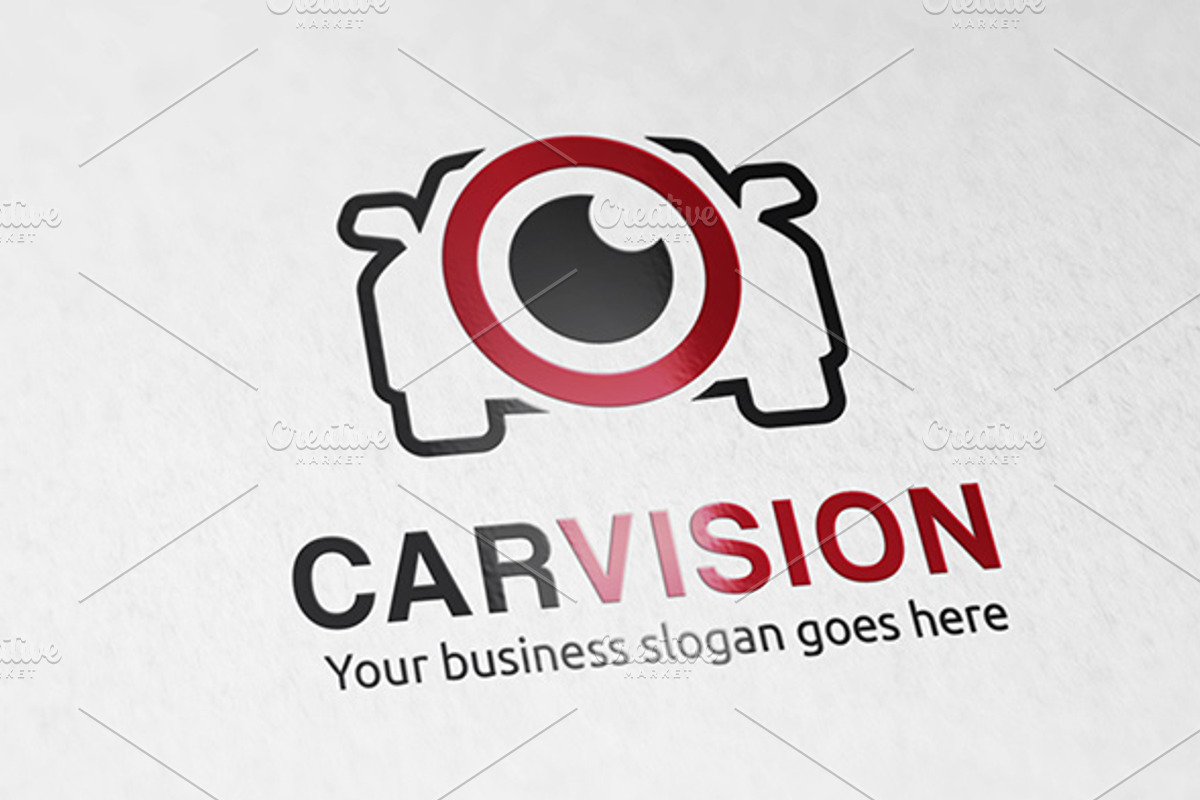 Car Vision Logo, a Branding & Logo Template by WheelieMonkey