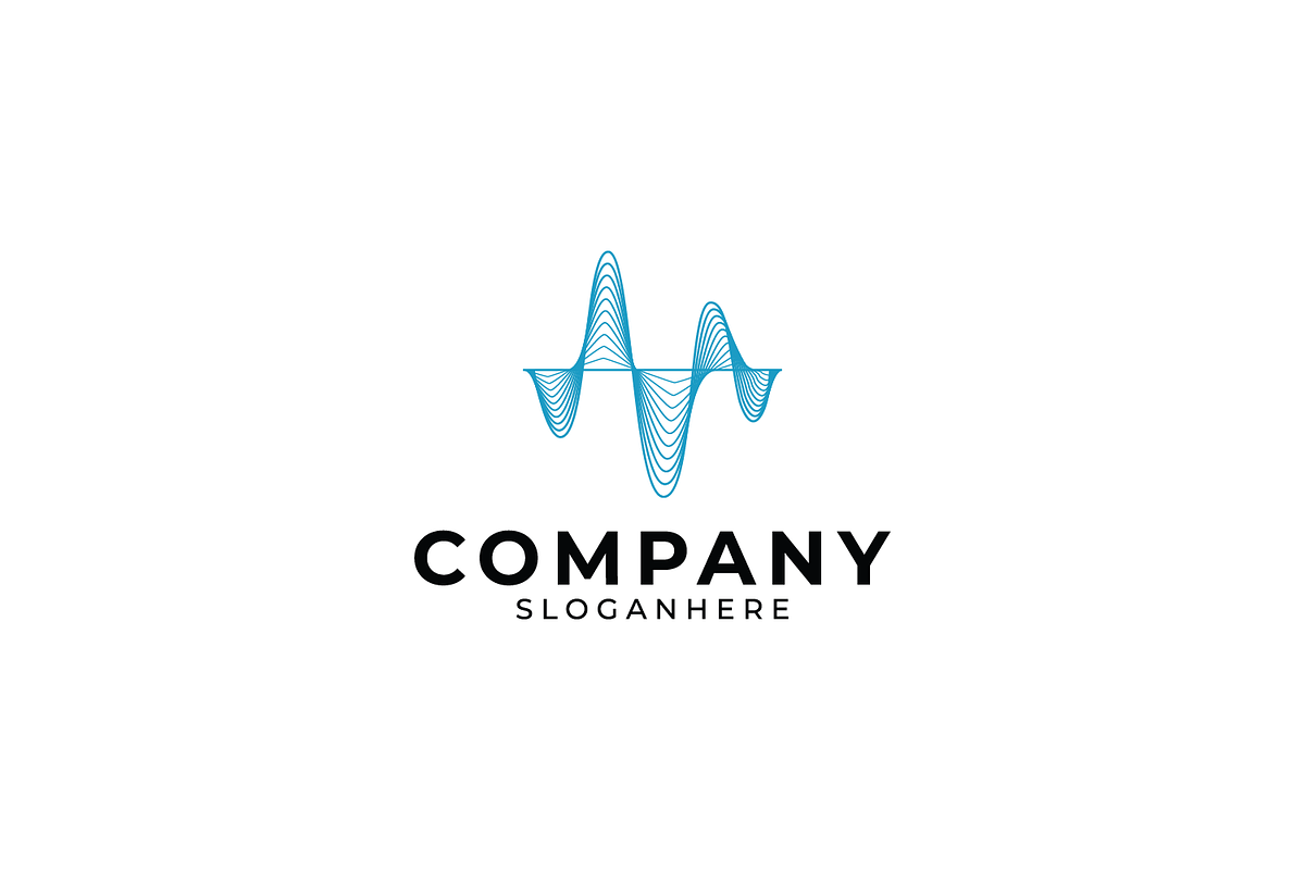Soundwave Logo, a Branding & Logo Template by Tumbuh Kerja | Creative ...
