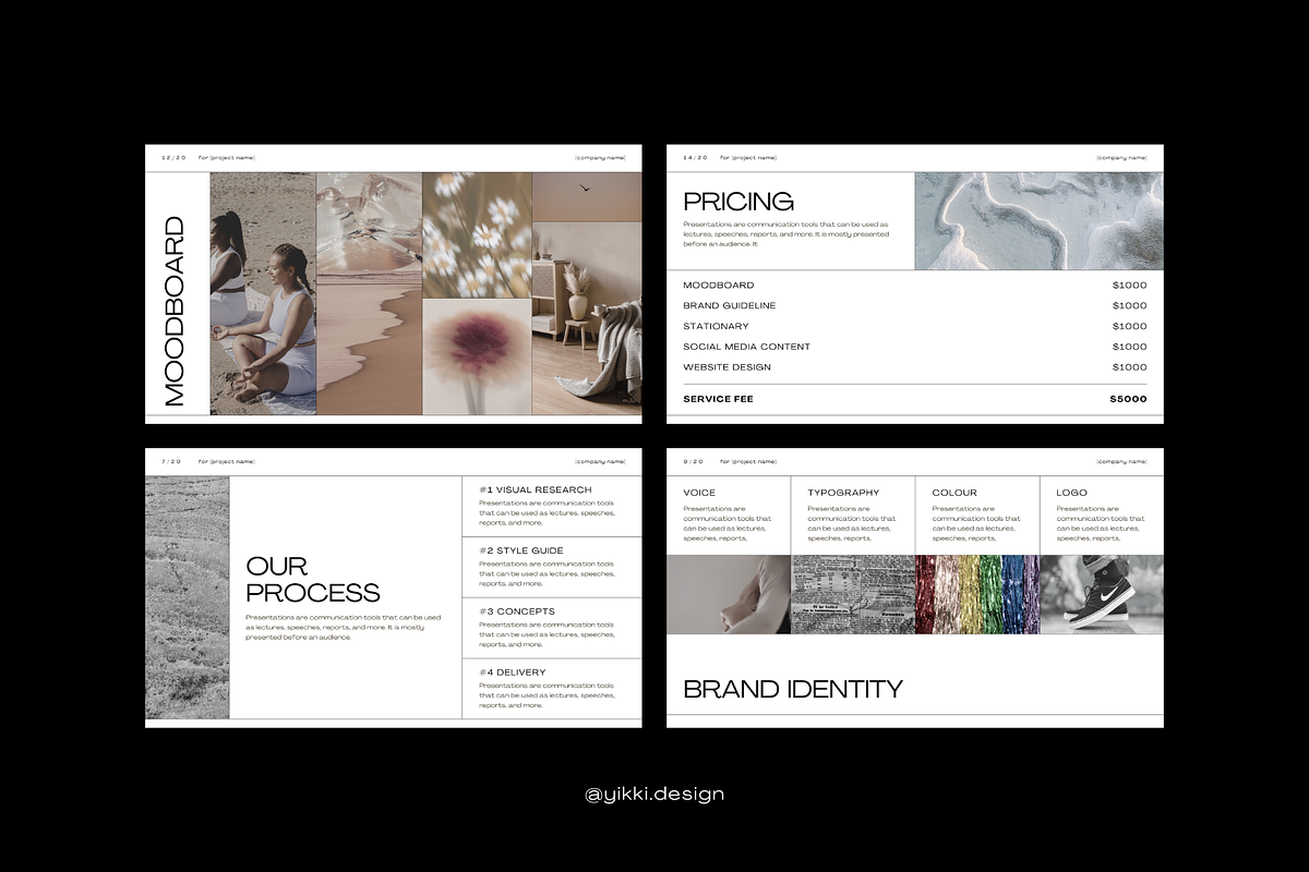 Client Welcome Kit Template | CANVA, a Presentation Template by Yikki ...