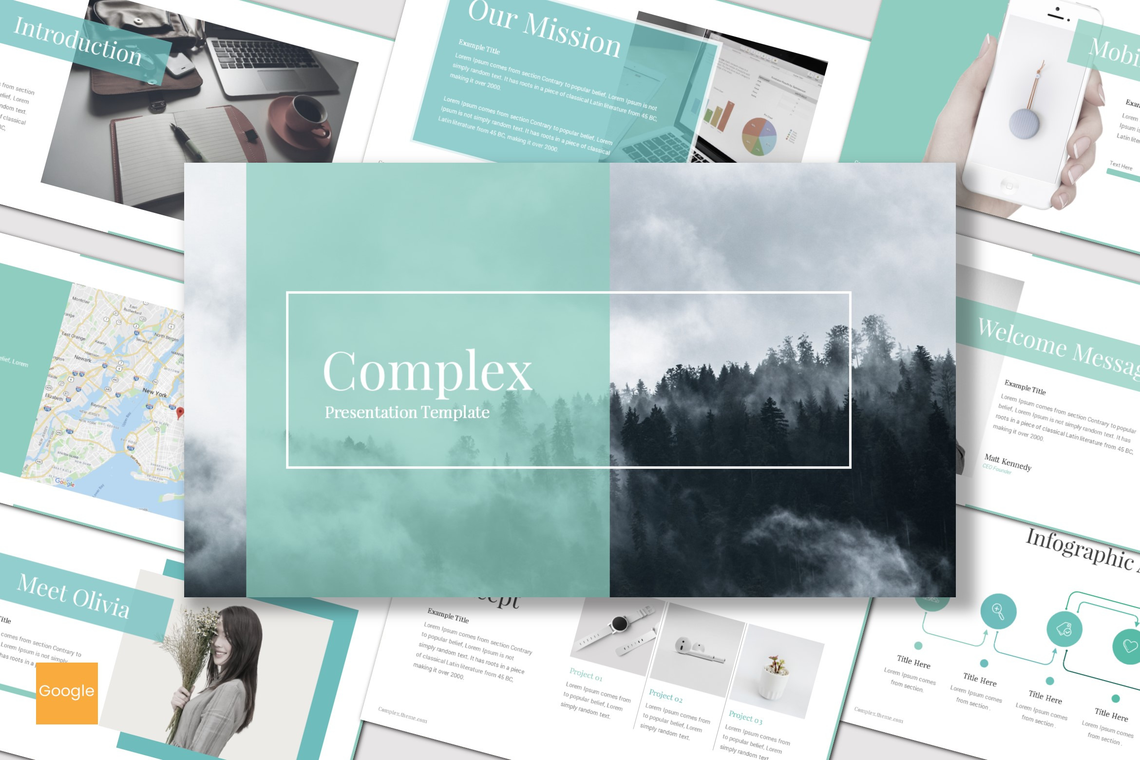 Complex - Google Slides Template, a Presentation Template by inspirasign