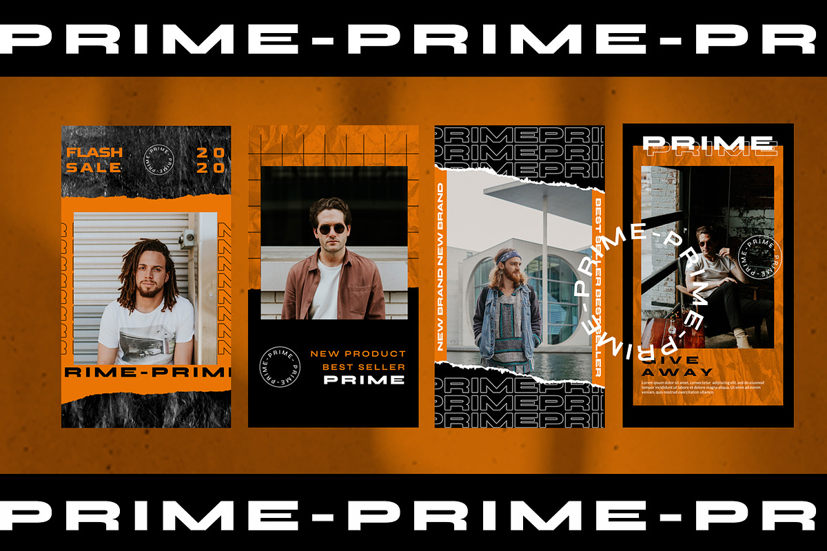 Prime Instagram Template, a Social Media Template by Compaq_Creative