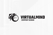 Virtual Mind Logo Template, a Branding & Logo Template by LOGOMAGINE