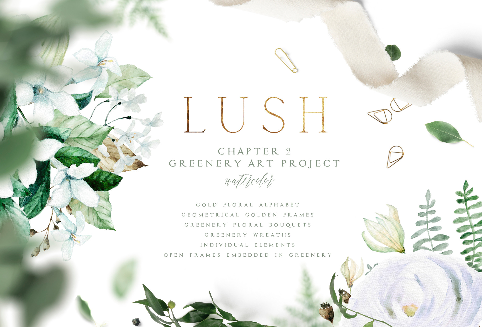 LUSH, chapter 2 Greenery Art Project, an Object Graphic by studioequinox
