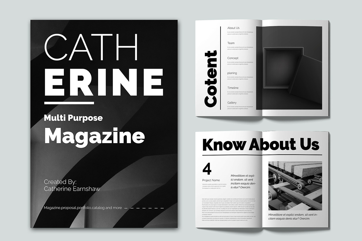 Magazine Multipurpose Book Template