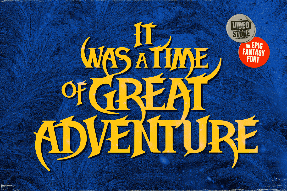 Widwinter Fire: A Gothic Fantasy Font