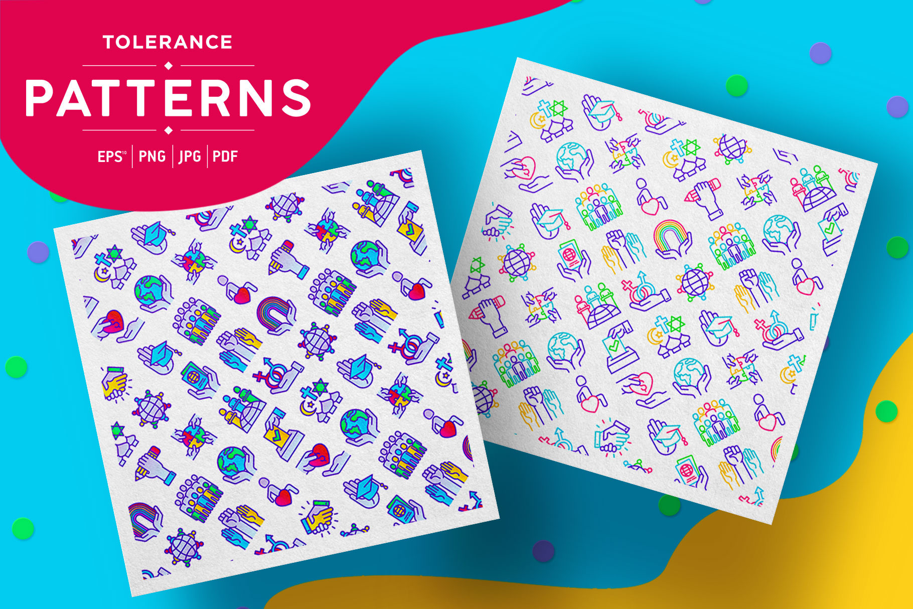 Tolerance Patterns Collection, a Pattern Graphic by Alex Blogoodf