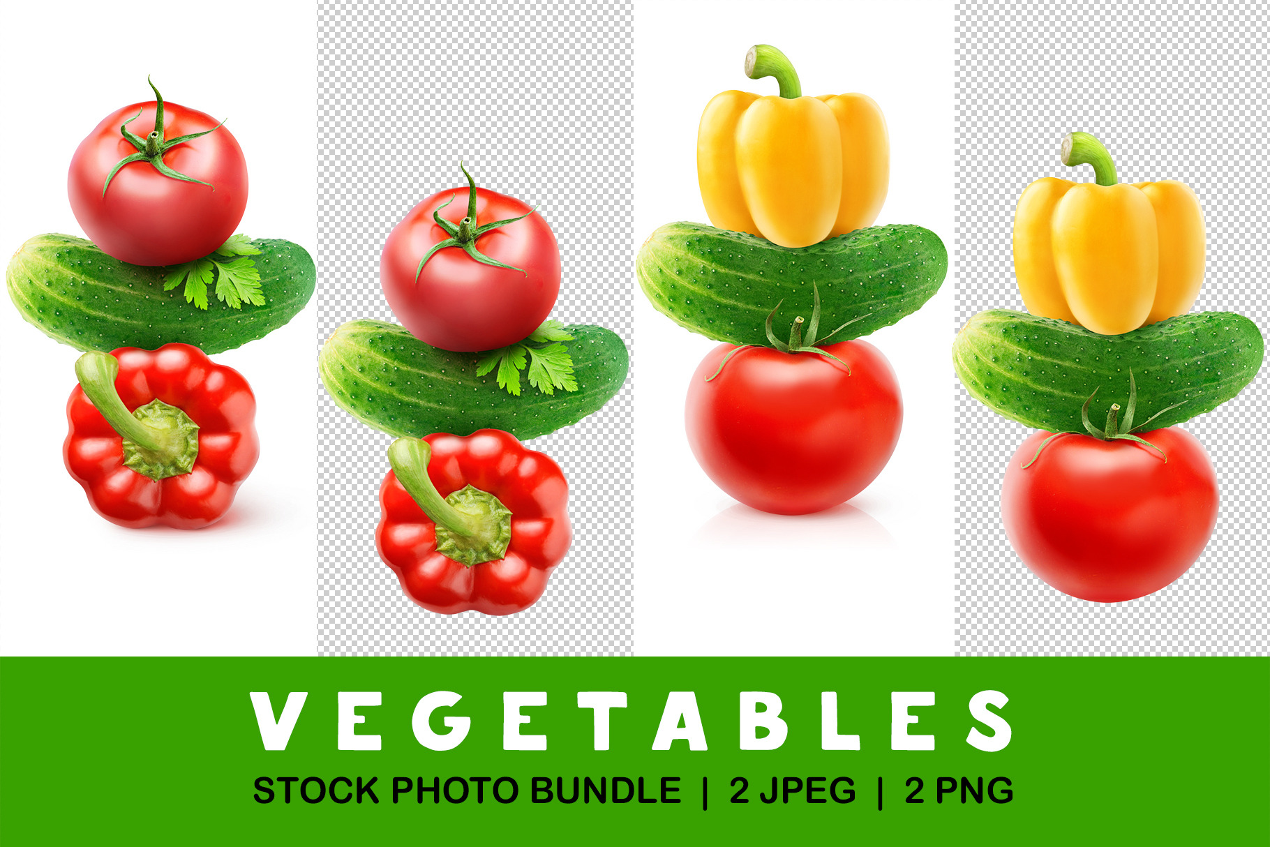 Vegetable pyramids, an Object Graphic by Fruits+Veggies