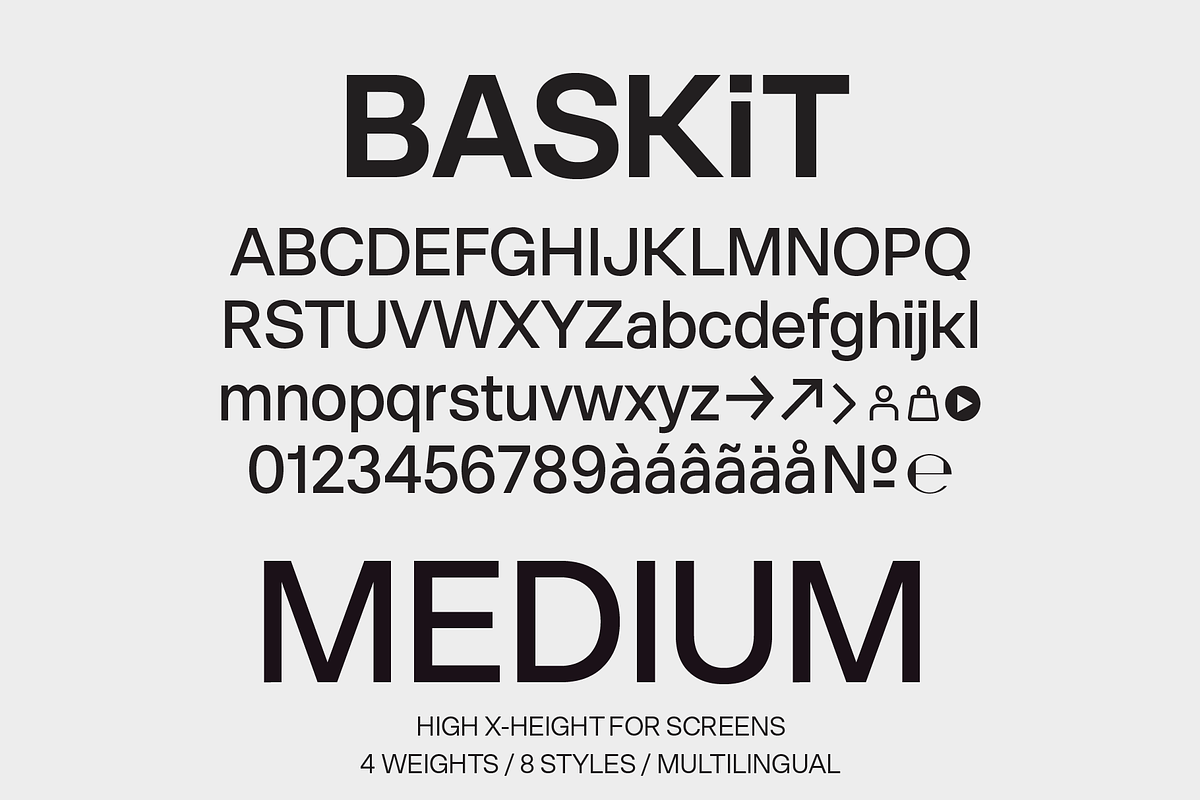 BASKiT Commerce and Branding Font