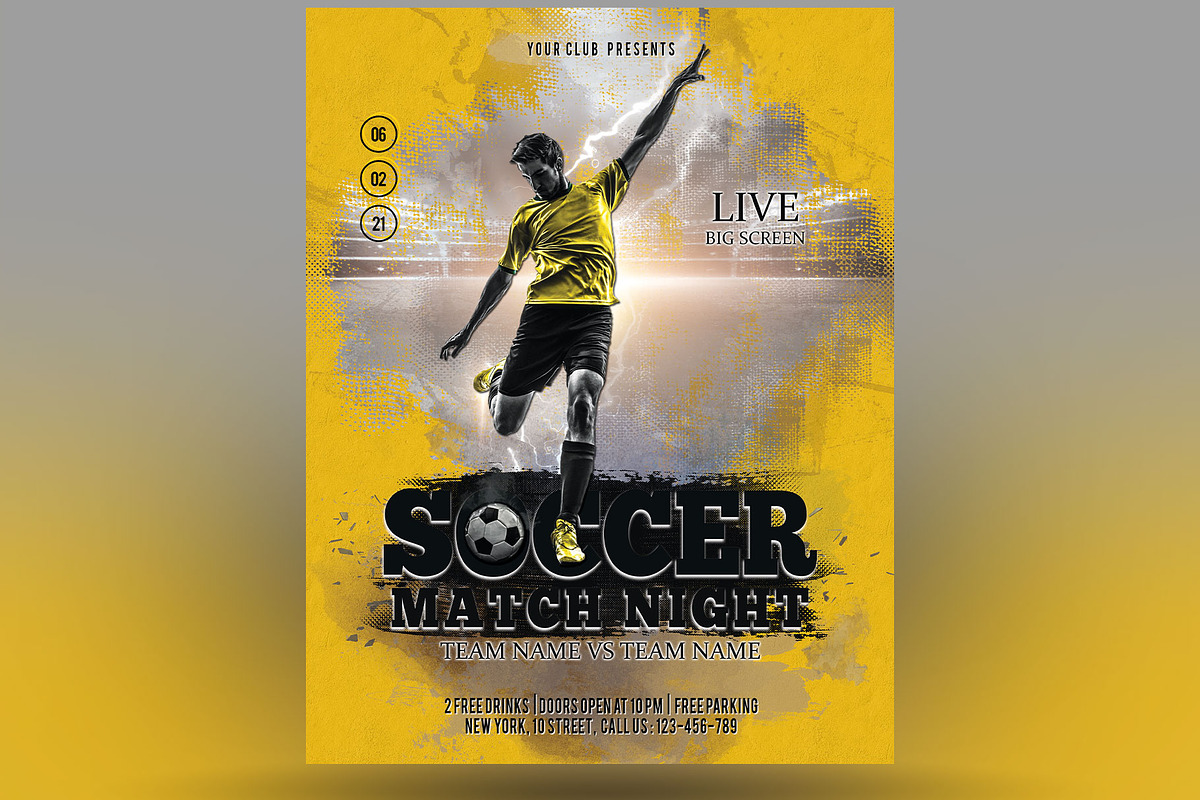 Soccer Flyer, a Flyer Template by Artolus