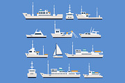 Ships and boat, an Object Graphic by AlexZeL