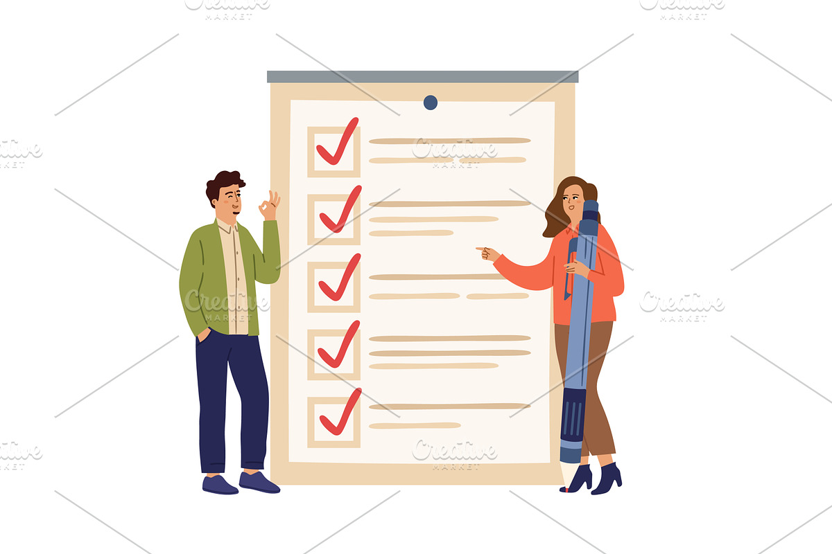Checklist concept. Successful, a Graphic by Valerie Bodnar | Creative ...