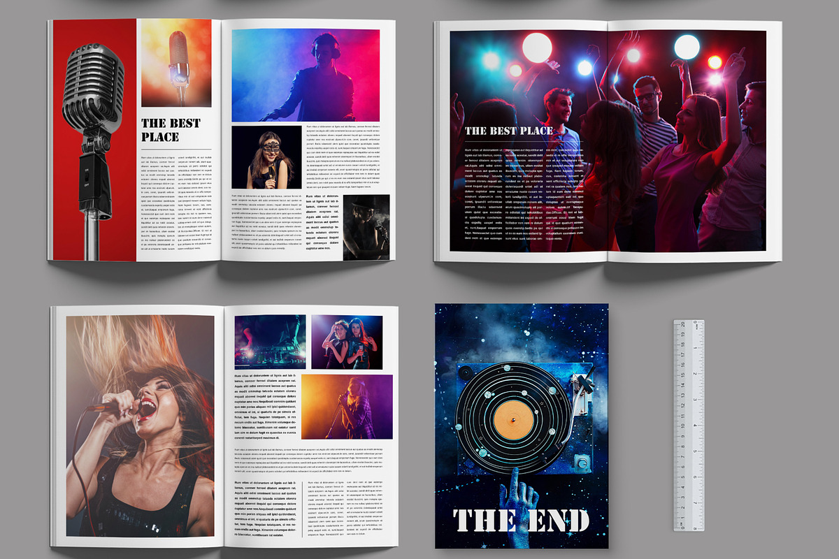 Music Magazine Template