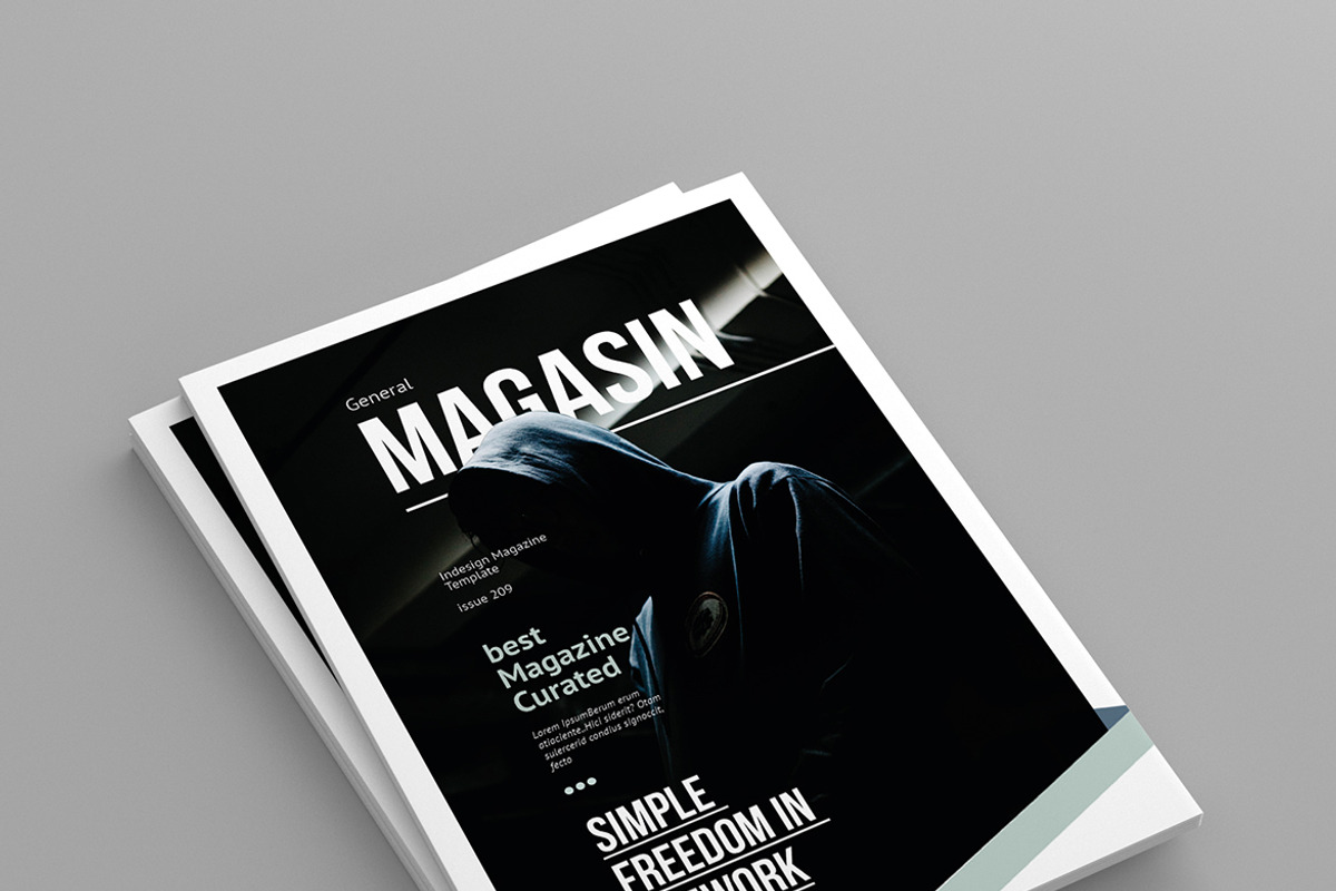 Magasin - Magazine Template, a Magazine Template by inspirasign