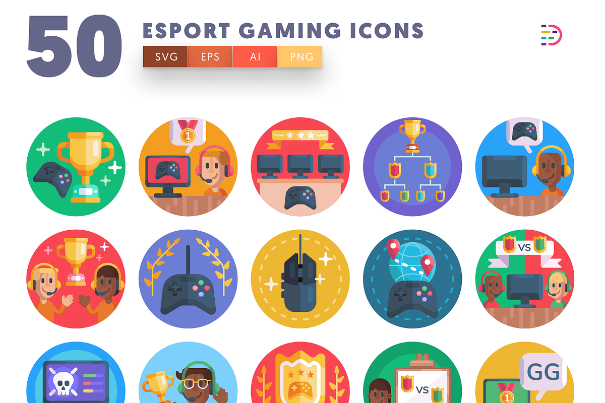 Esport Gaming Icons | Download SVG, PNG, EPS Icons