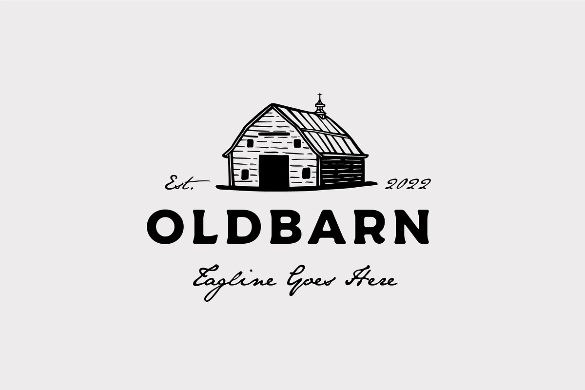 Vintage Barn Logo, a Branding & Logo Template by Weasley99Store