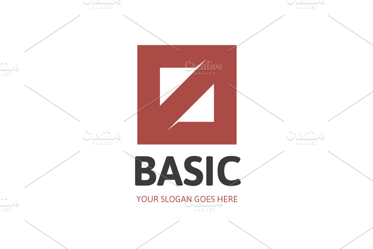 Basic Square Logo, a Branding & Logo Template by MLJ studios